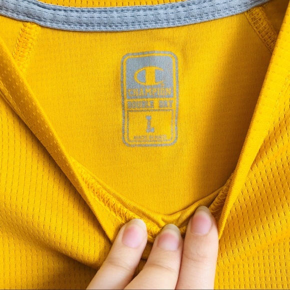 Champion | Shirts | Mens Champion Muscle Tee Shirt Mustard Yellow ...